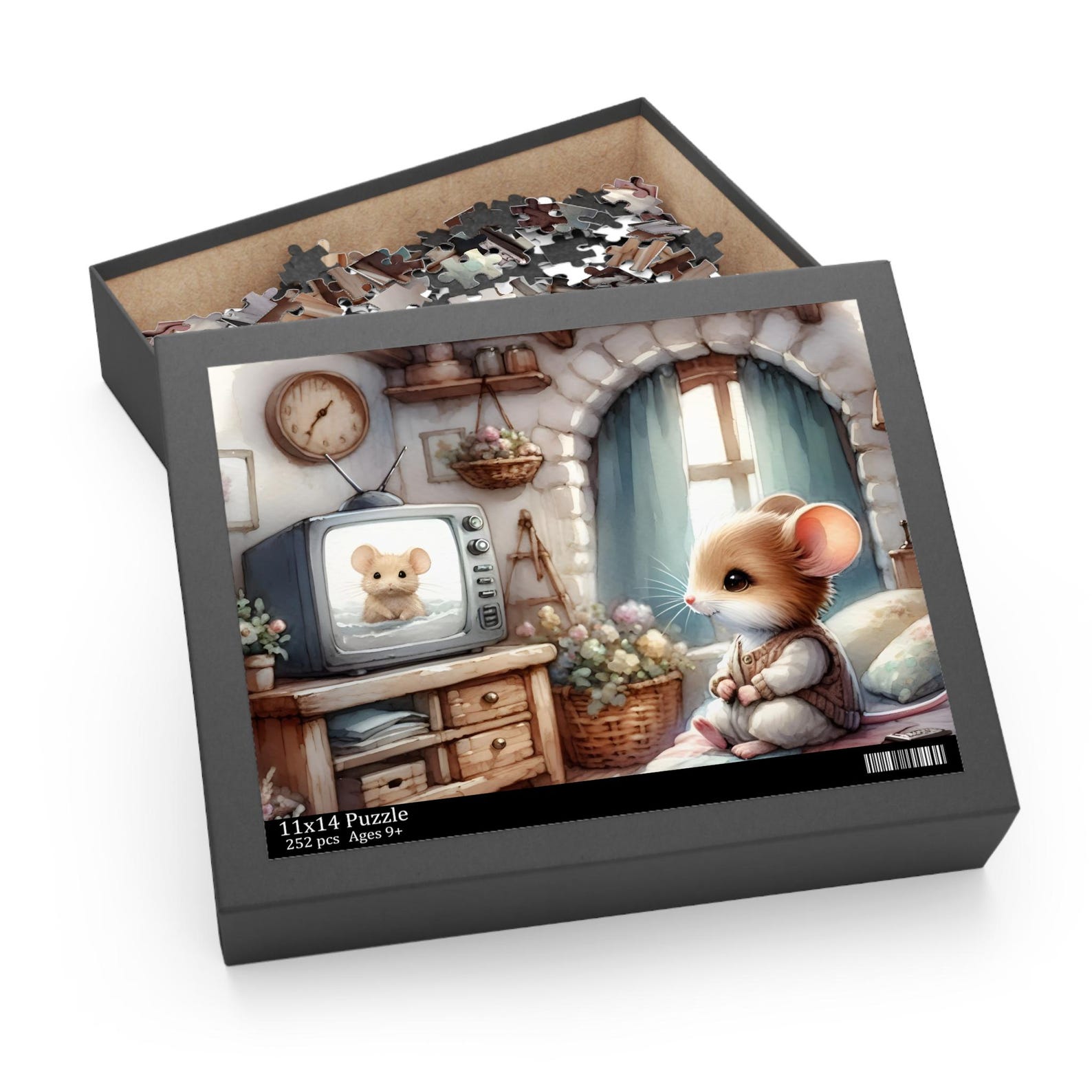 A Tiny World Within: Piece Together This Cozy Mouse Moment, Where Home ...