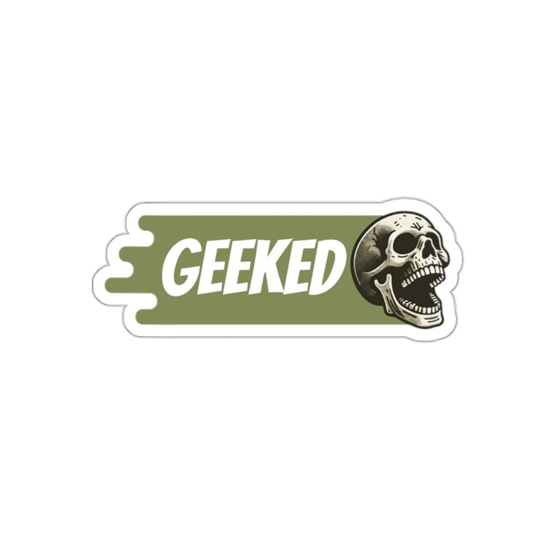 Geeked Die-cut Stickers - Cute Decor for Laptops, Notebooks, Gifts ...