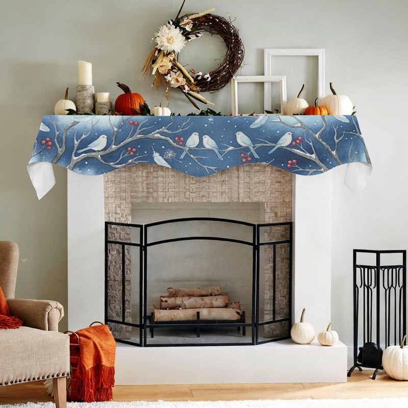 Mantel Scarf Winter - Etsy