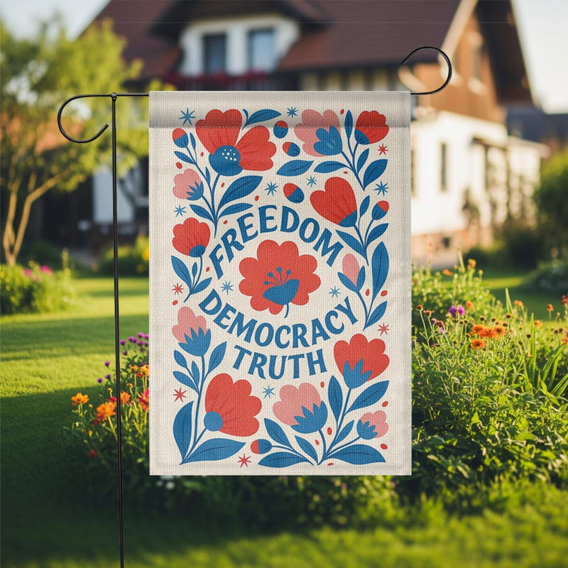 Summer Garden Flag - Etsy