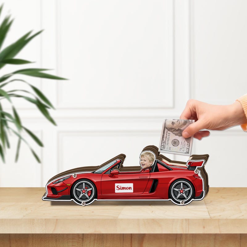 Car Piggy Bank - Etsy