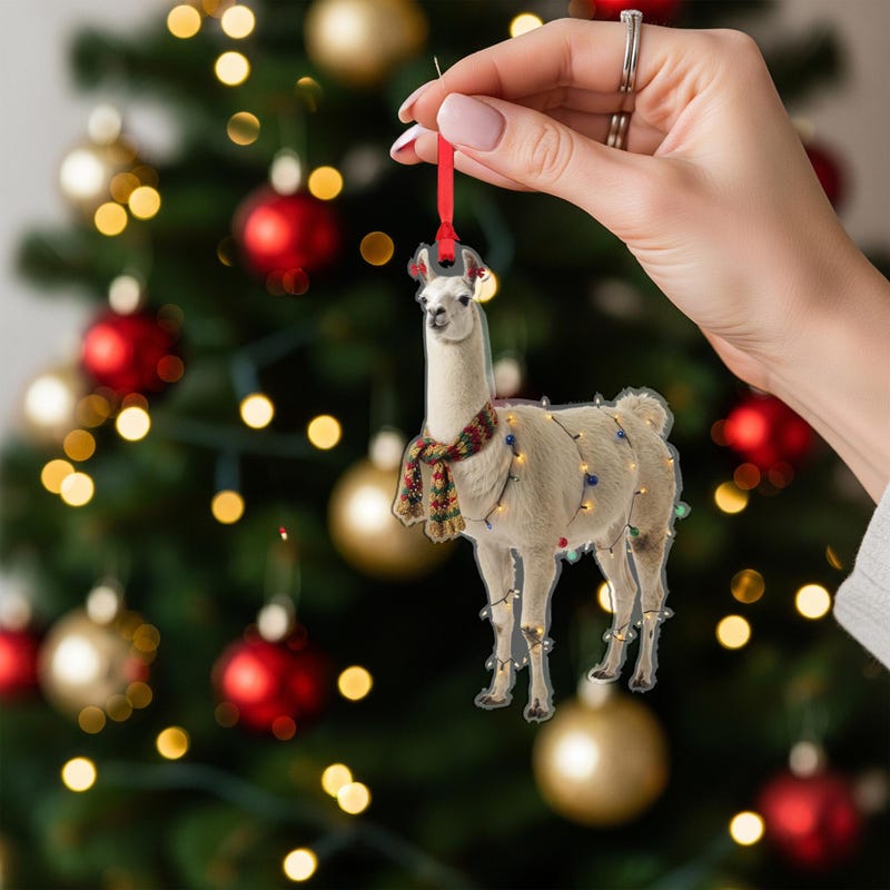 Christmas Llama - Etsy
