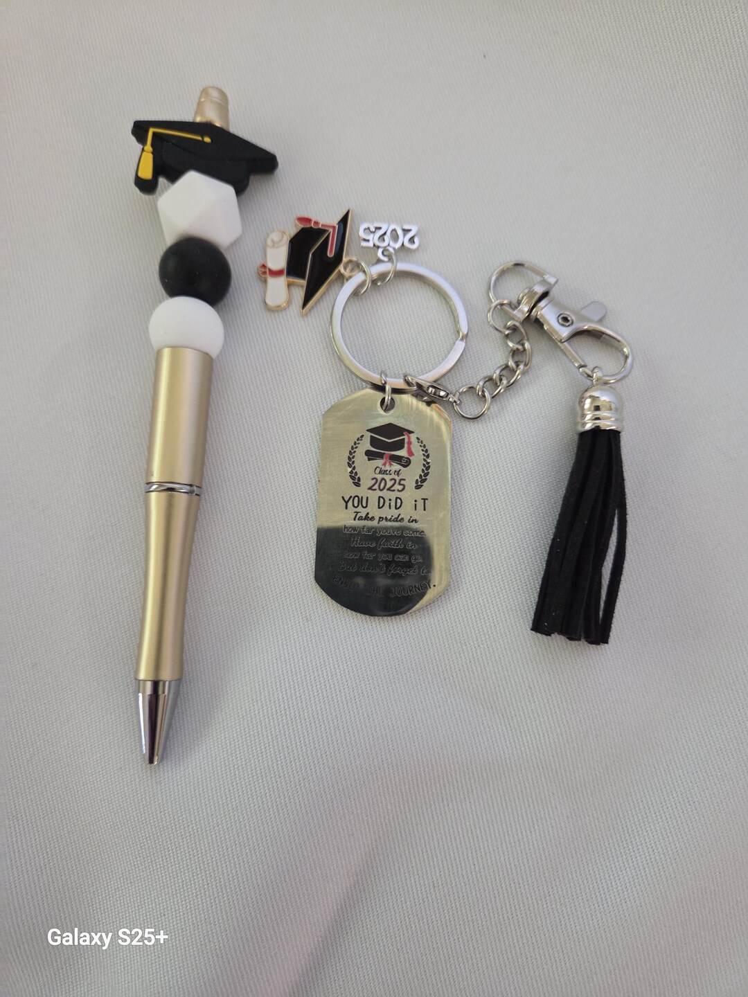 Graduation Keepsake 2025 Pen Key Ring Set Graduation Gift Saying on Tag ...