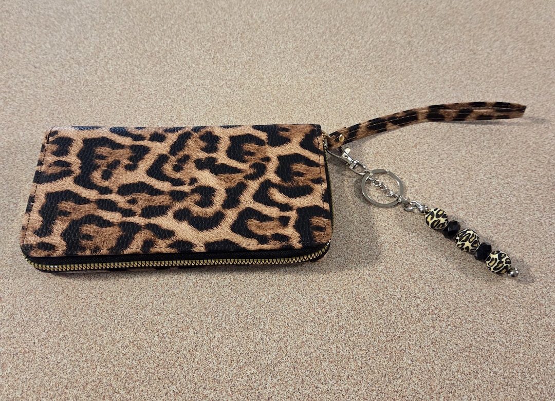 Wallet Women's Leopard Print and Cow Print Wallets Ladies Wallets Two ...