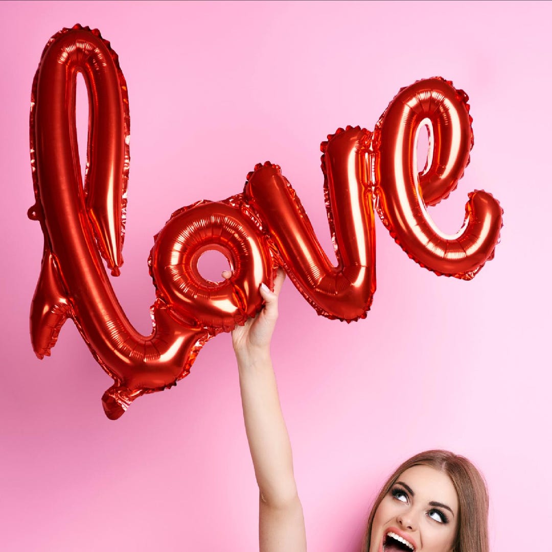 Love Wording Balloon, Love Balloon, Photo Shoot Balloon, Foil Balloon ...