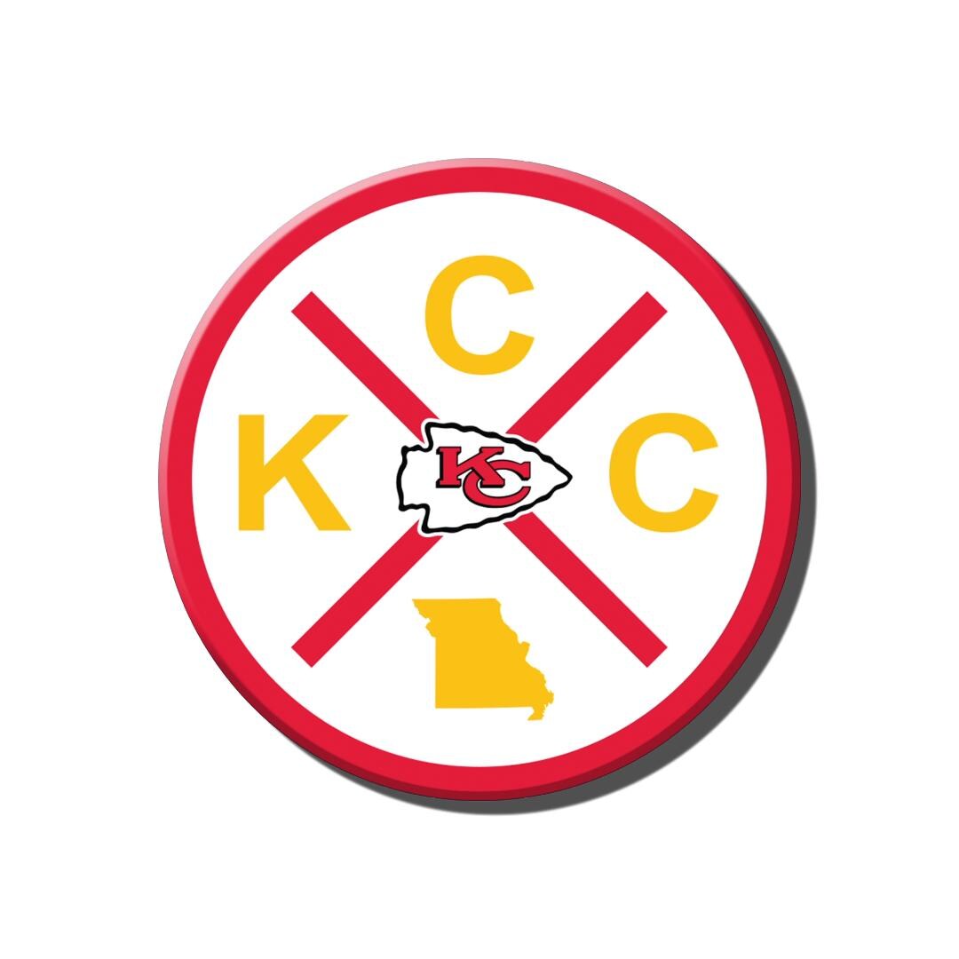 Kansas City Chiefs 3" Round Magnet - Etsy