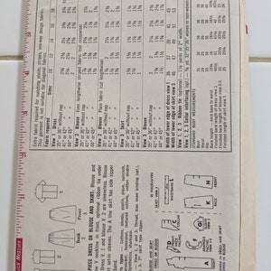 SIMPLICITY 5807 UNCUT Size 10 Bust 31 One-piece Dress Blouse and Skirt ...