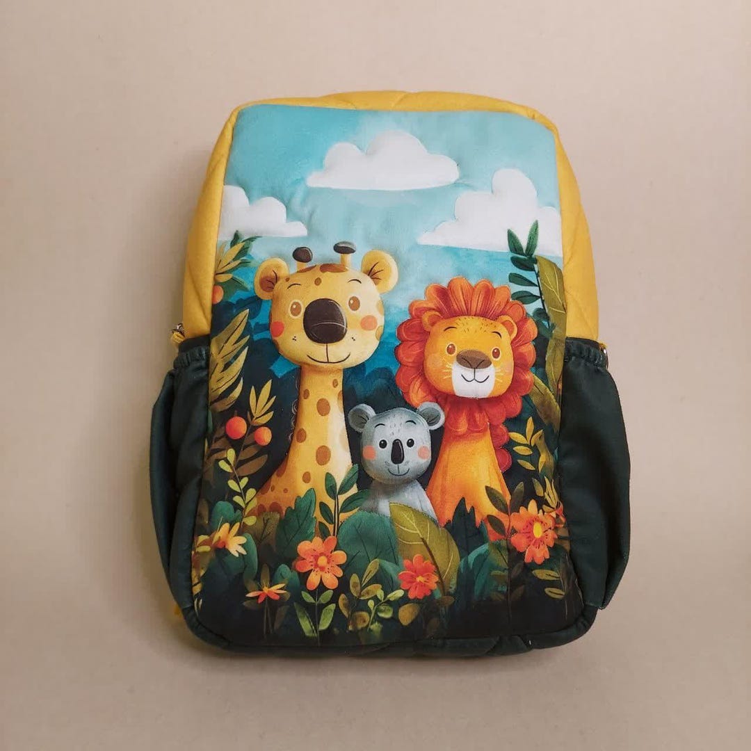 Kids Backpack Woodland Animals Preschool Bag for Toddler Boy Girls Age ...