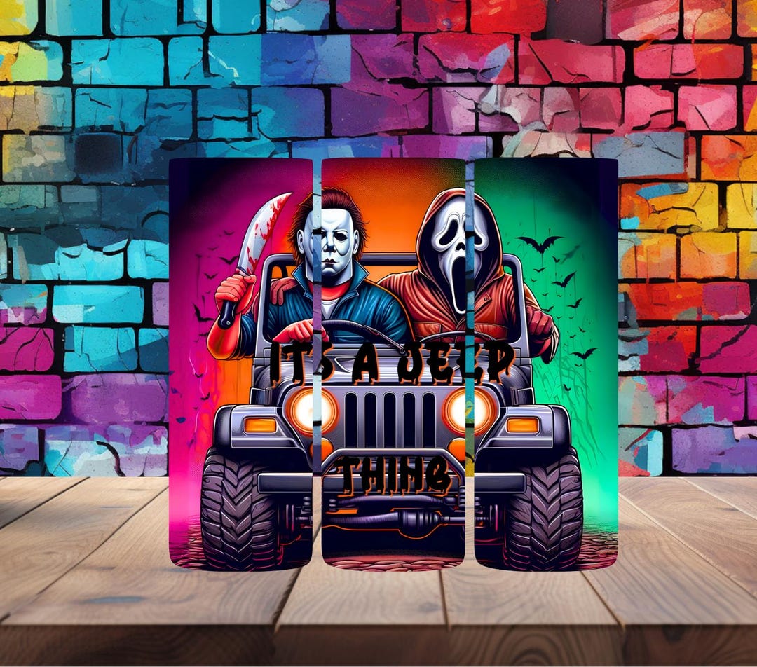 Its a Jeep Thing Horror 2 20oz Tumbler Wrap - Etsy