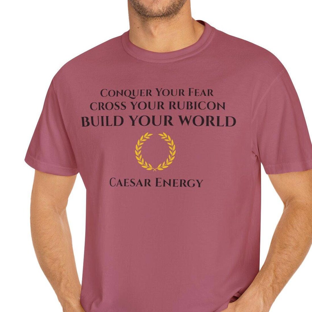Caesar Energy T-shirt, Roman-themed, Seize the Day Shirt, Inspirational ...