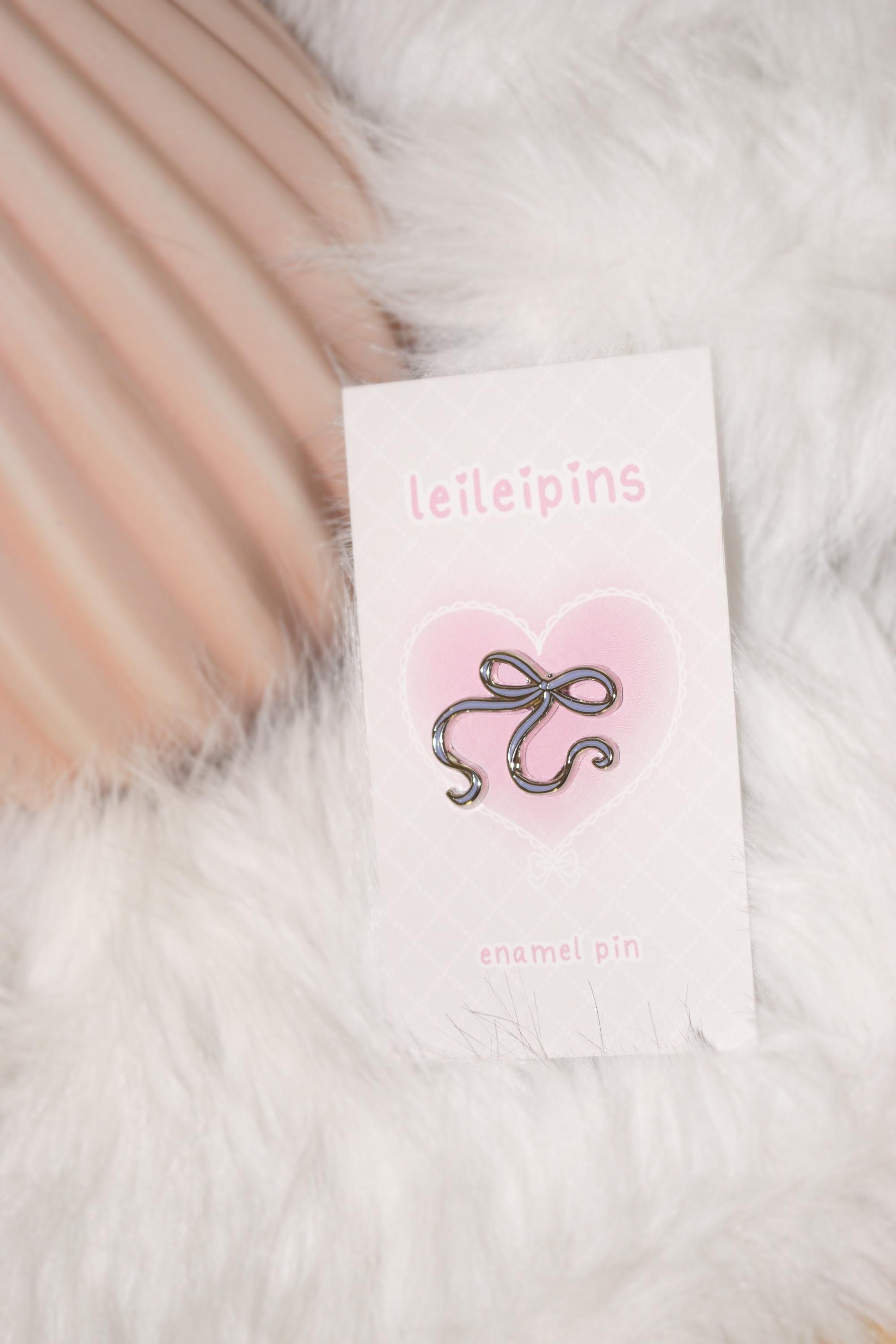 Mini Ribbon Enamel Pins - Etsy