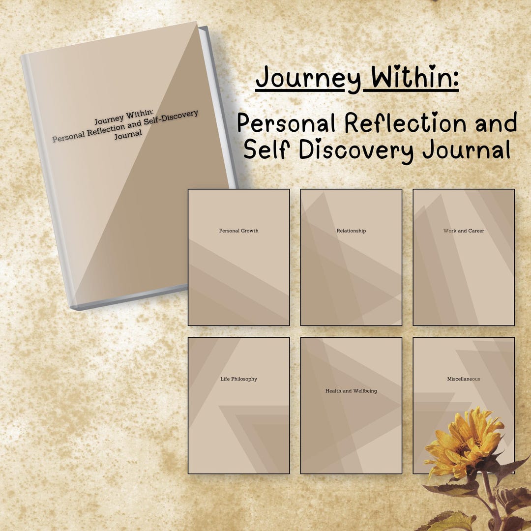 Printable Self Discovery and Personal Development Self Love, Journey ...
