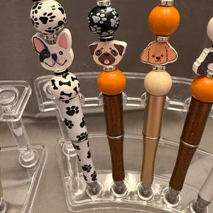 Handcrafted Beaded Pen for Dog Lovers - Etsy