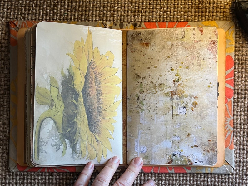 Sunflower Duo Junk Journal - Etsy