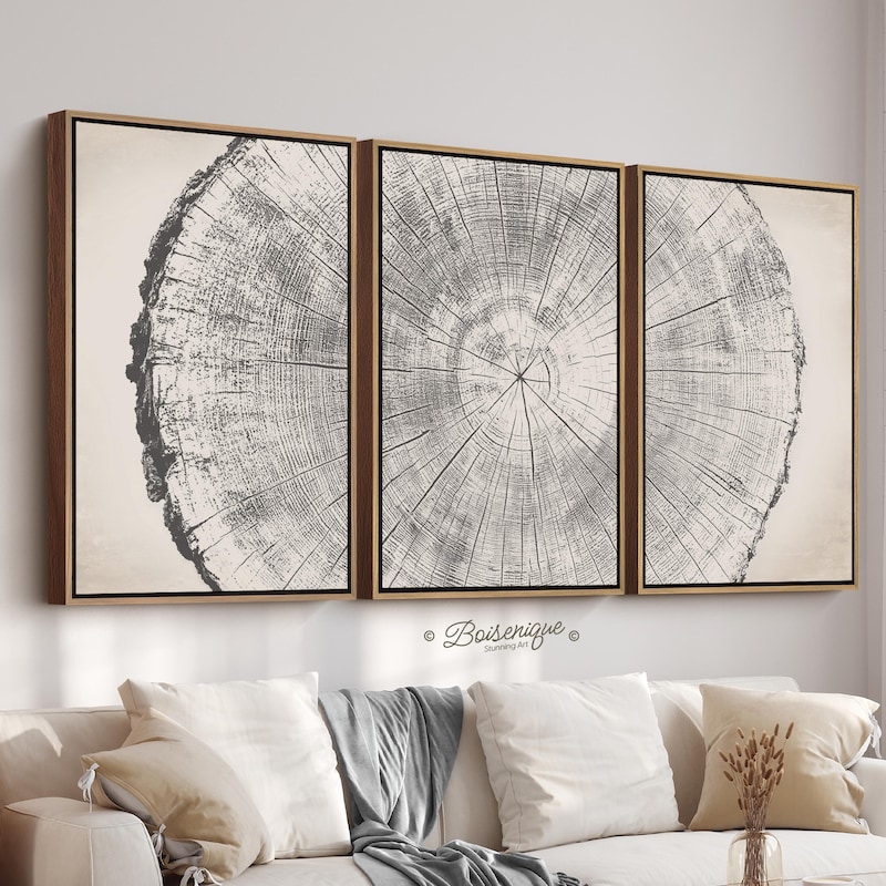 Tryptic Wall Art Trees - Etsy