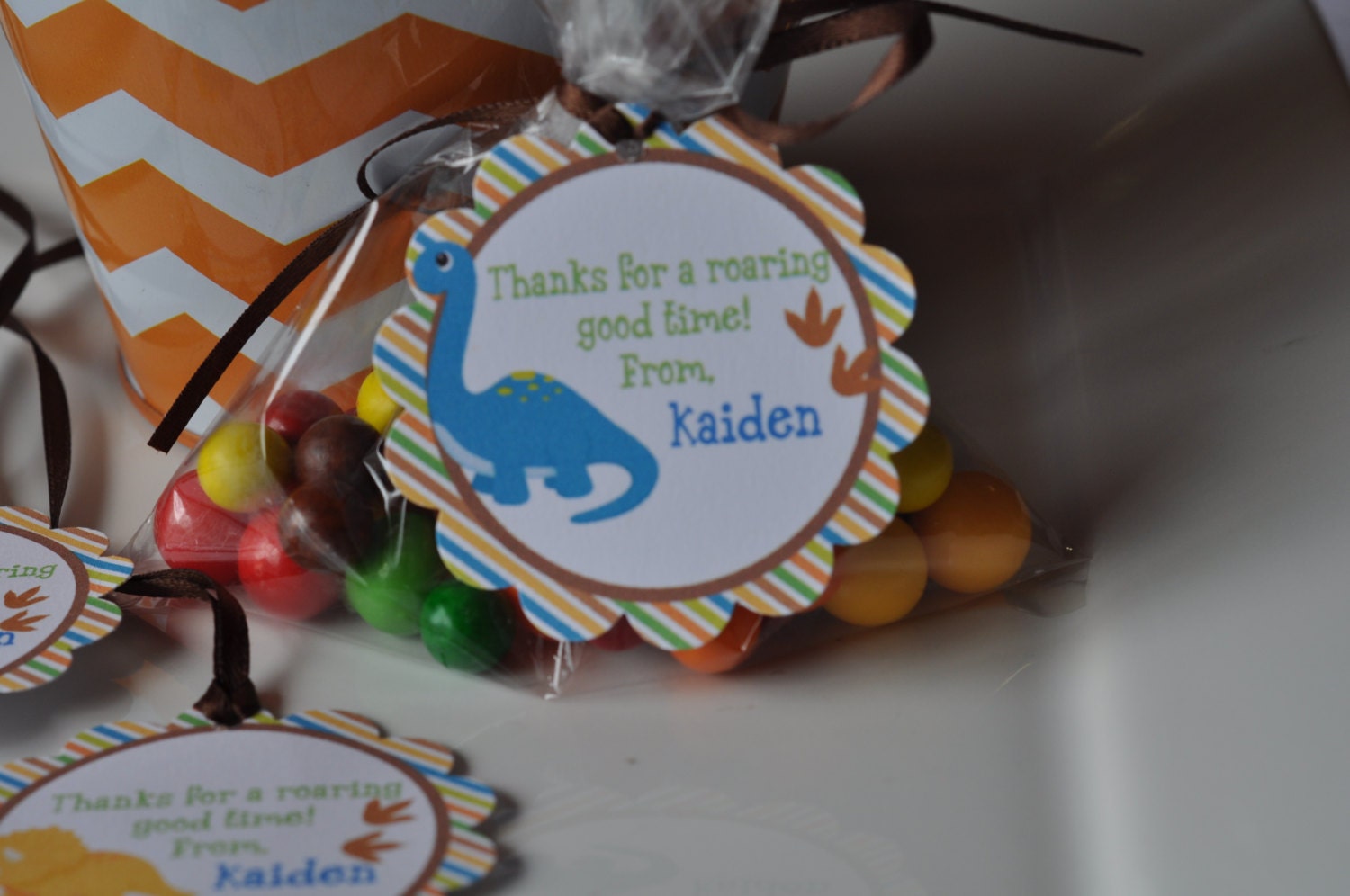 Dinosaur Favor Tags, Dinosaur Party, Dinosaur Theme Favor Tags, Set of ...