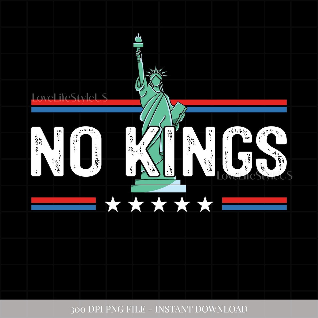 No Kings in America PNG, Protest Png, Patriotic Democracy Png ...
