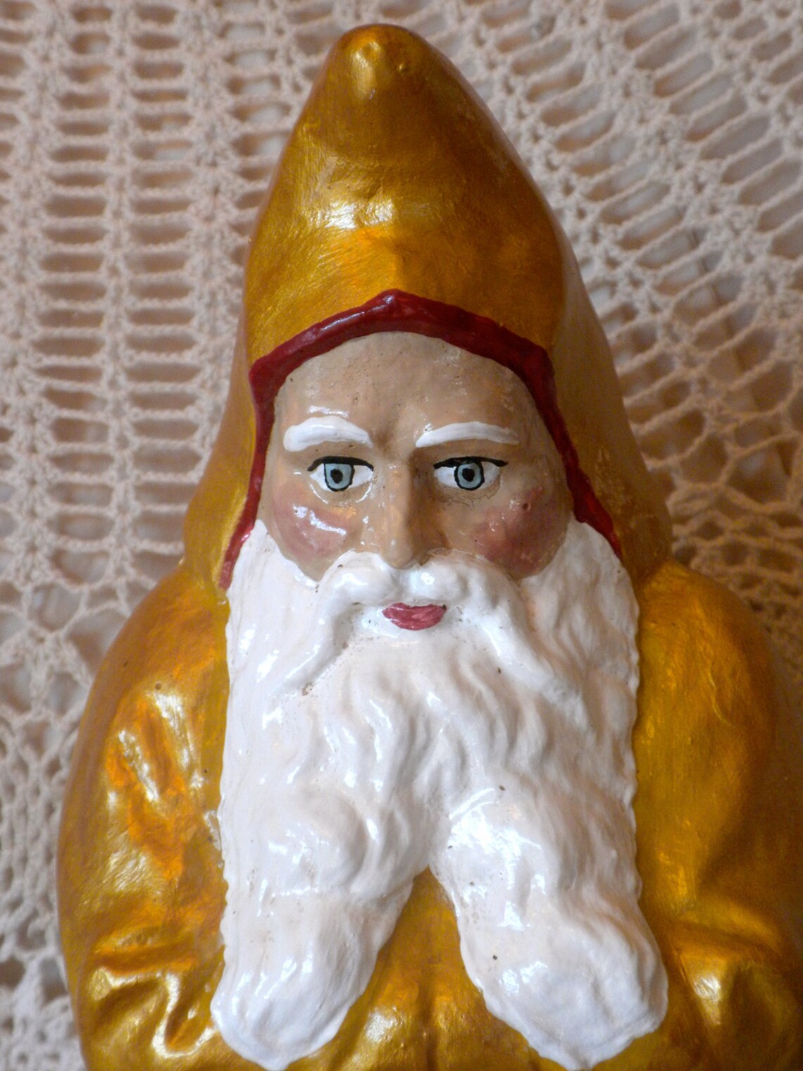 Chalkware Large Old World Style Belsnickle Santa - Etsy
