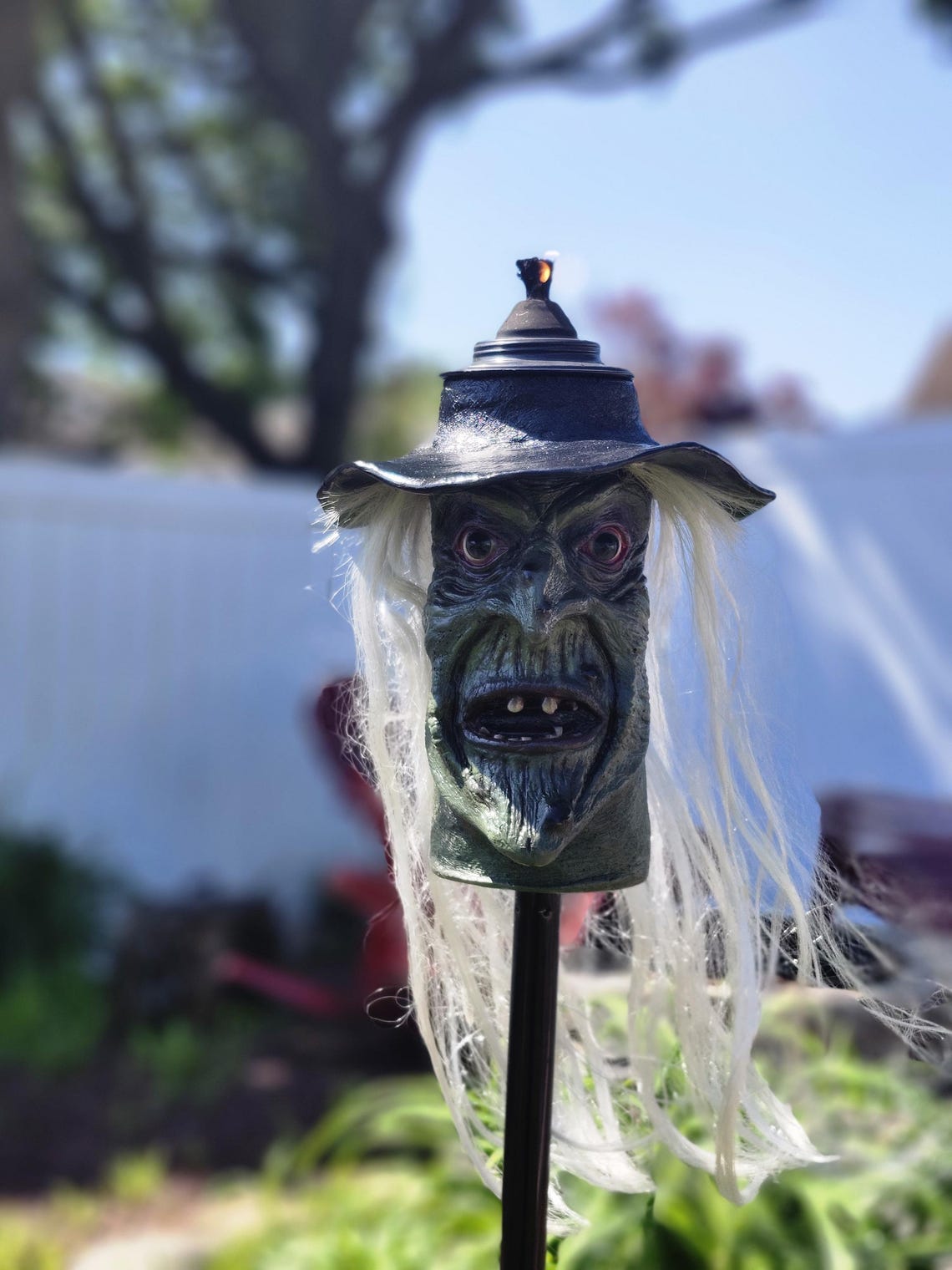 The Witch - Monster Tiki Torch - a Hauntingly Unique Piece Perfect for ...