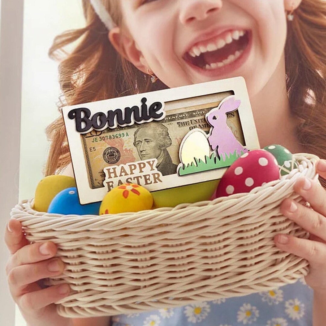 Personalized Easter 2025 Money Clip, Custom Easter Baby Money Clip ...