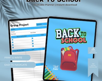 2025 Back to School Planner - Student Planner - Study Planner - School ...