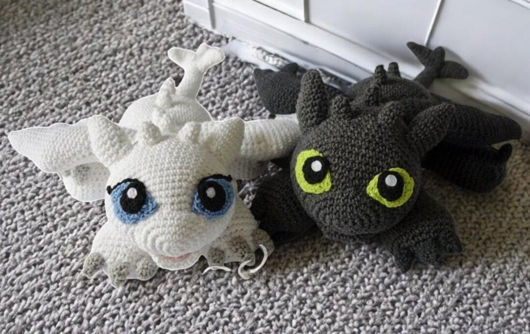 Crochet Black Dragon Pattern PDF English, Crochet Dragon Pattern PDF - Etsy