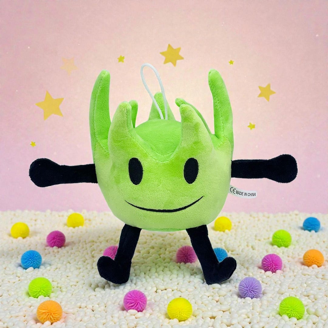 Green Grass Plush Toy, Cute Grass Character Plush, Soft Stuffed Doll ...