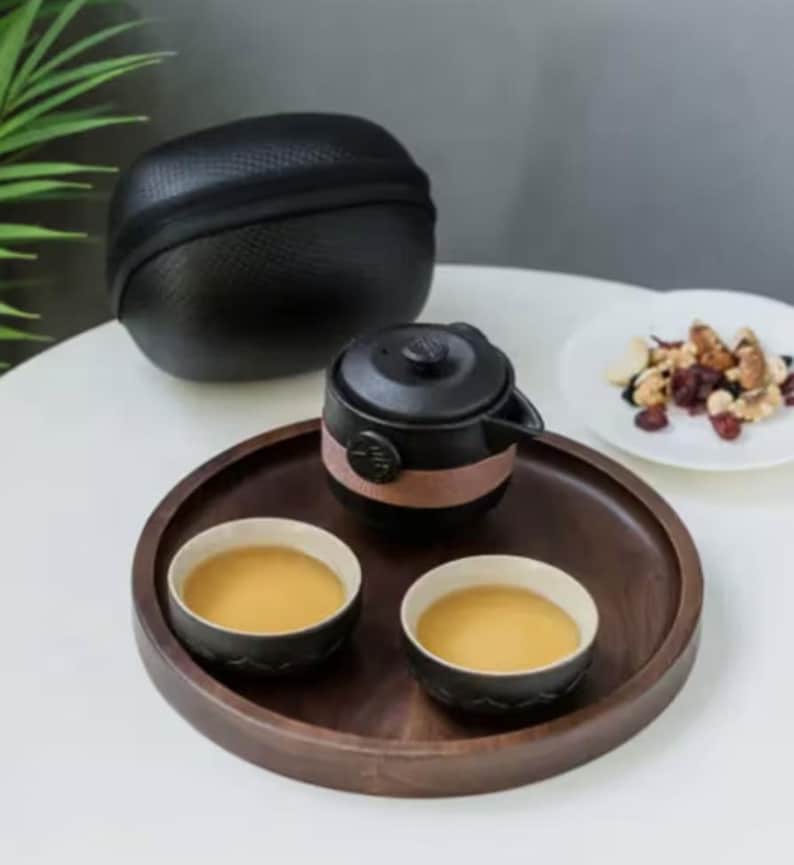 Traditional Portable Japanese Ceramic Tea Set: Perfect for Tea Lovers ...