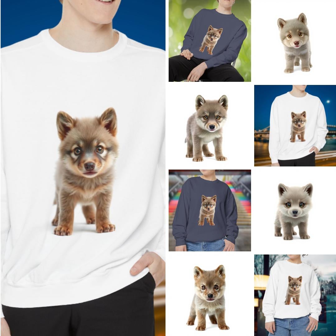 Dire Wolf De-extinction T-shirt Design Mega Bundle Gray Cute Wolves ...