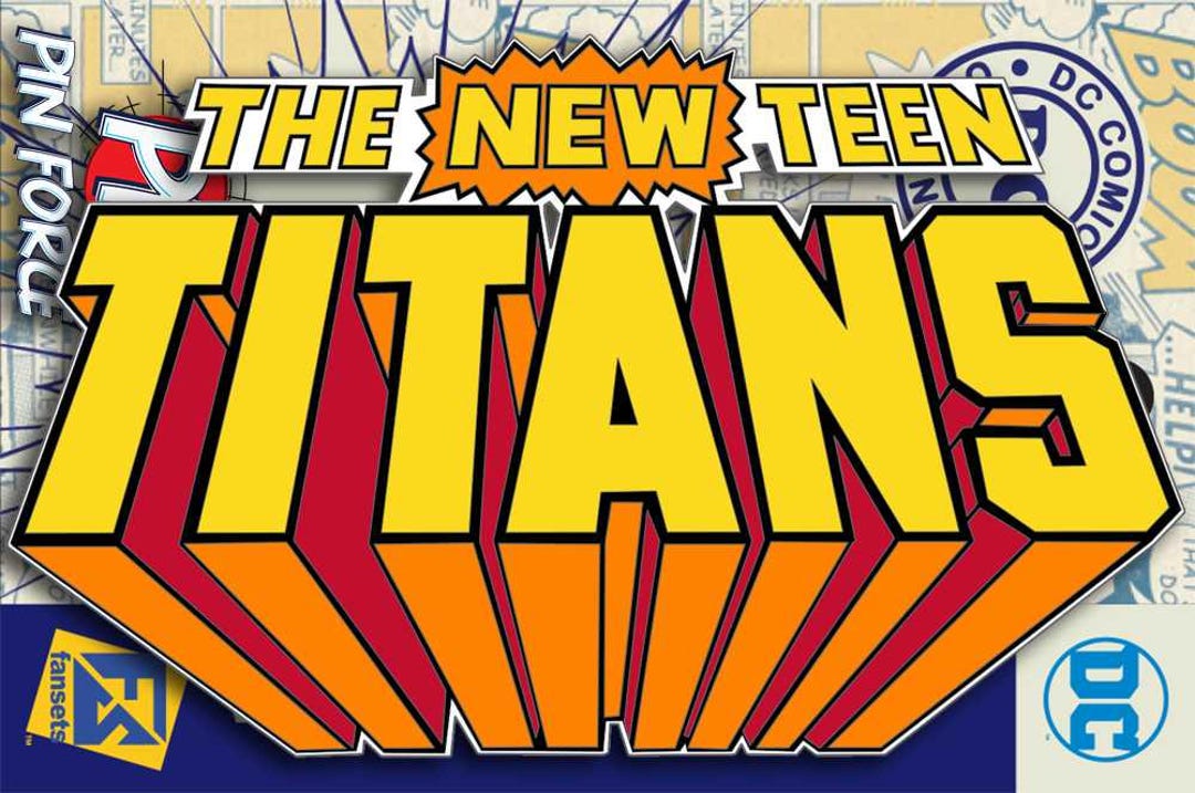 DC COMICS CLASSIC New Teen Titans Logo Pin 323 - Etsy
