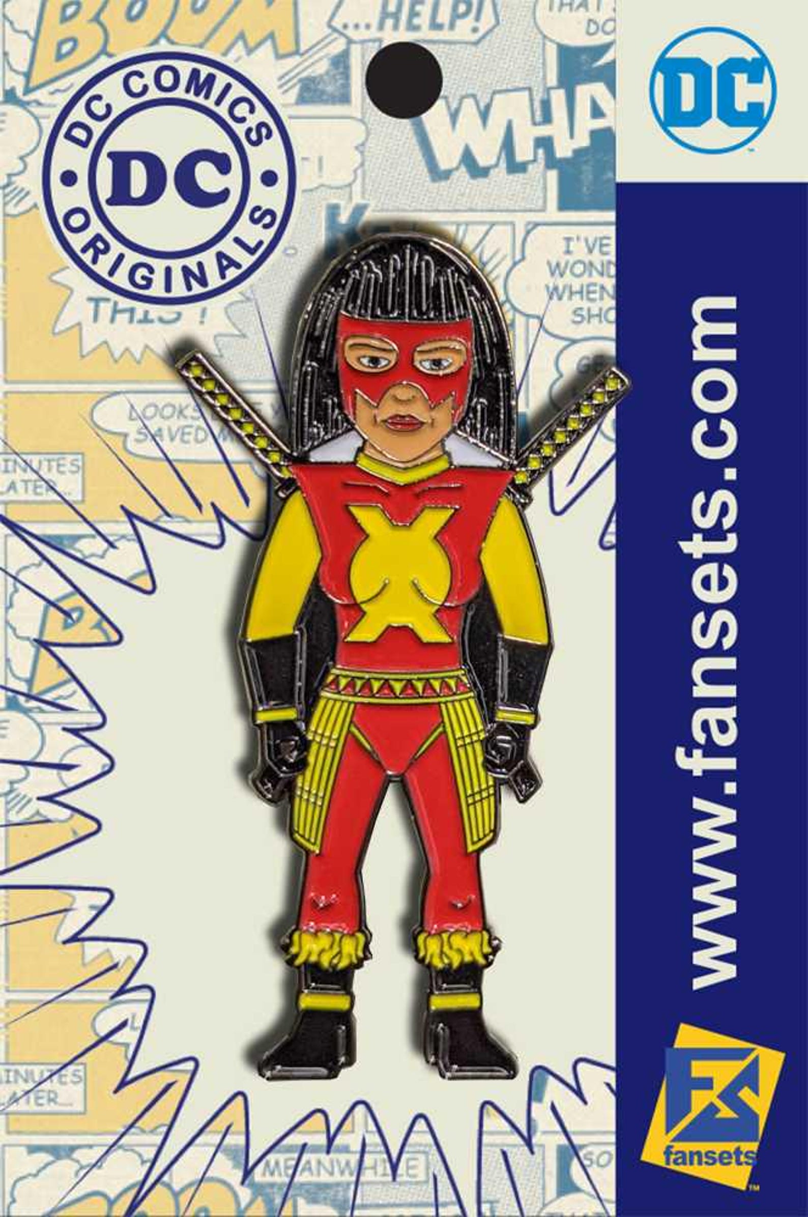 DC Comics Classic KATANA Licensed Fansets Pin Microjustice Outsiders - Etsy
