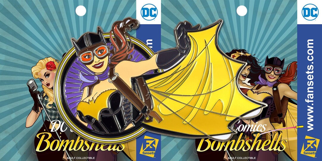 DC Comics Bombshells Batgirl Badge Licensed Fansets Exclusive Pin - Etsy