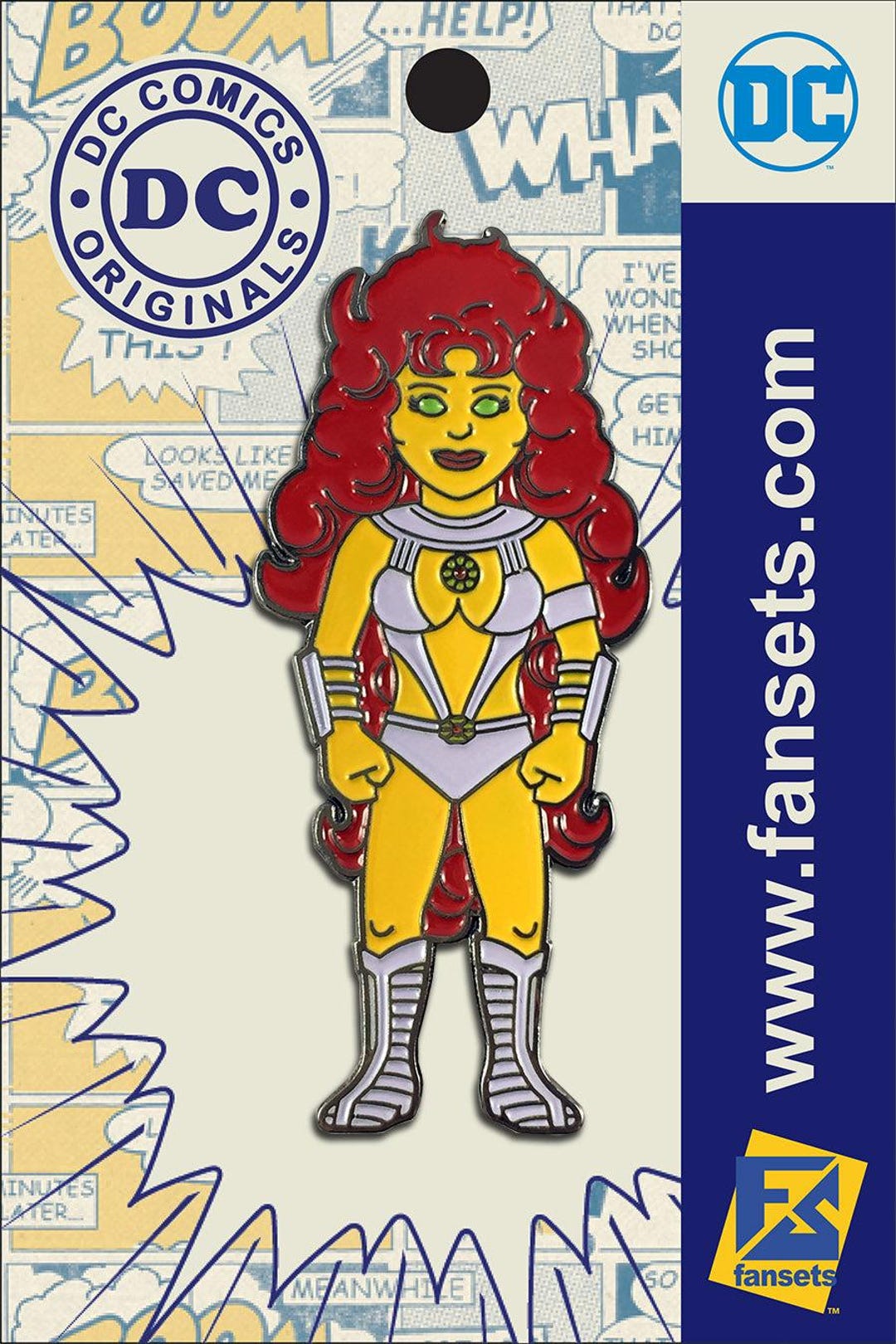 DC Comics Classic STARFIRE Licensed Fansets Pin - Etsy