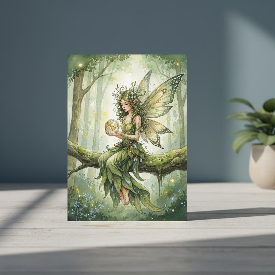 5 Unique Fairy Art Cards – 5x7 Luster Finish With Envelopes | Fantasy ...