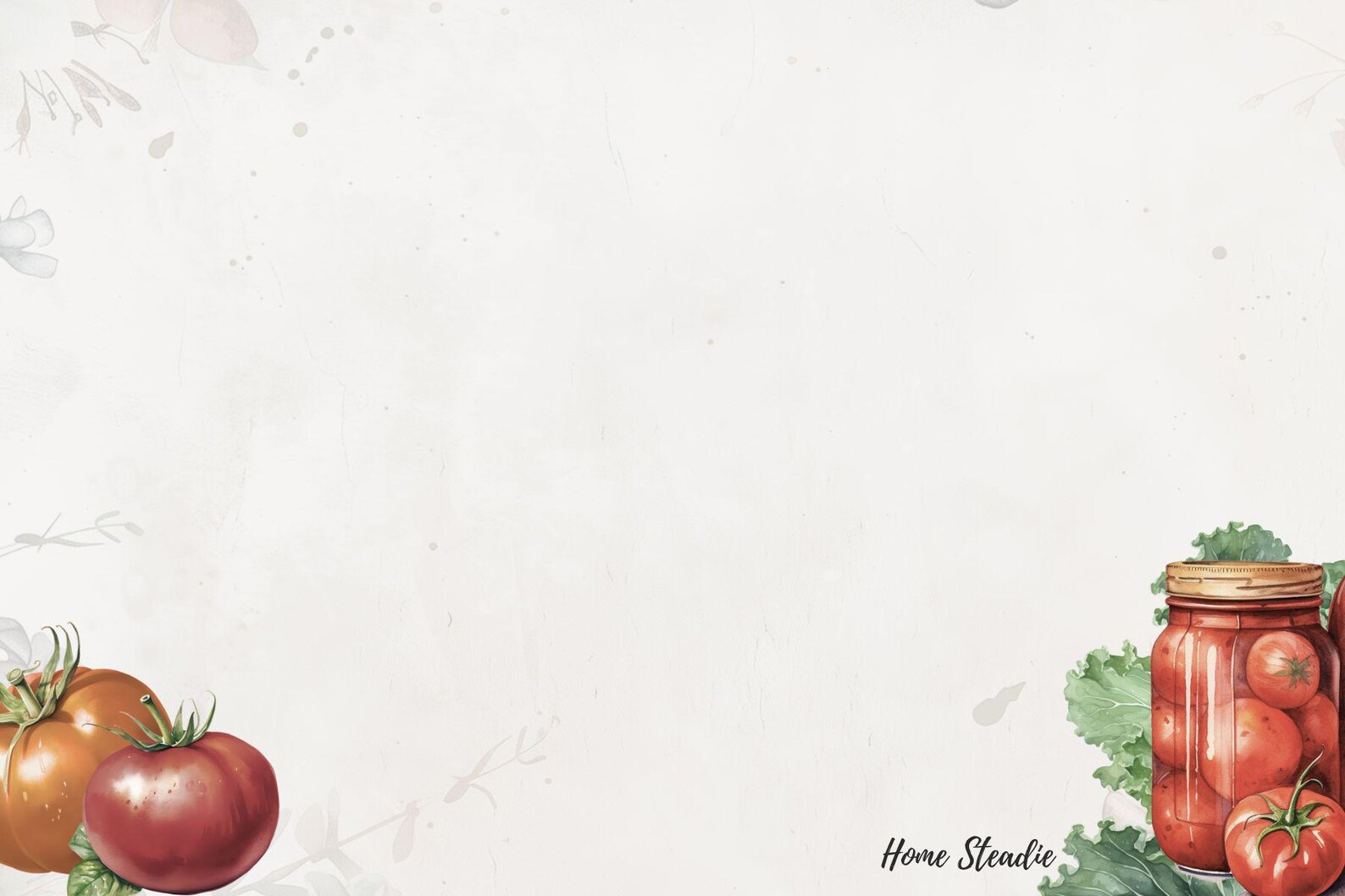 Recipe Card Set of 4 | Tomato Paste Downloadable Print at Home | Salsa ...