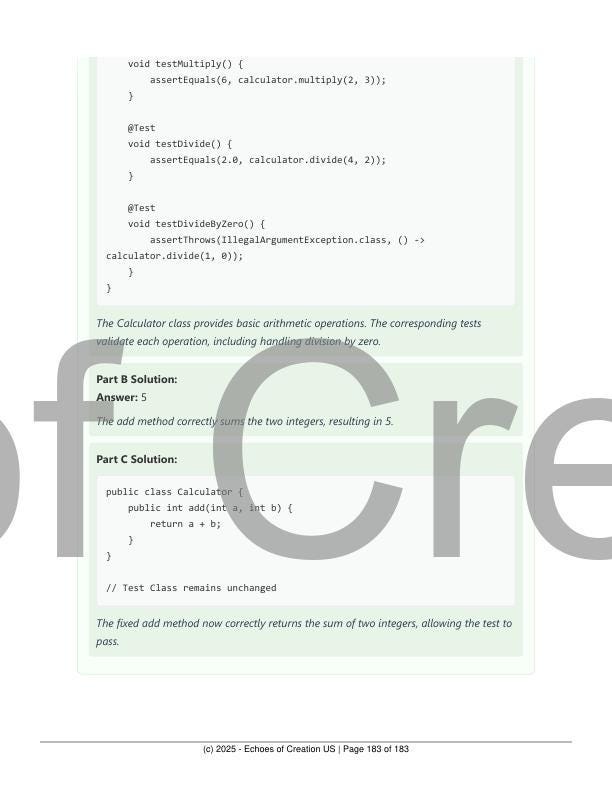 Printable Java Exercises Workbook - 180+ Pages of Programming Fun ...