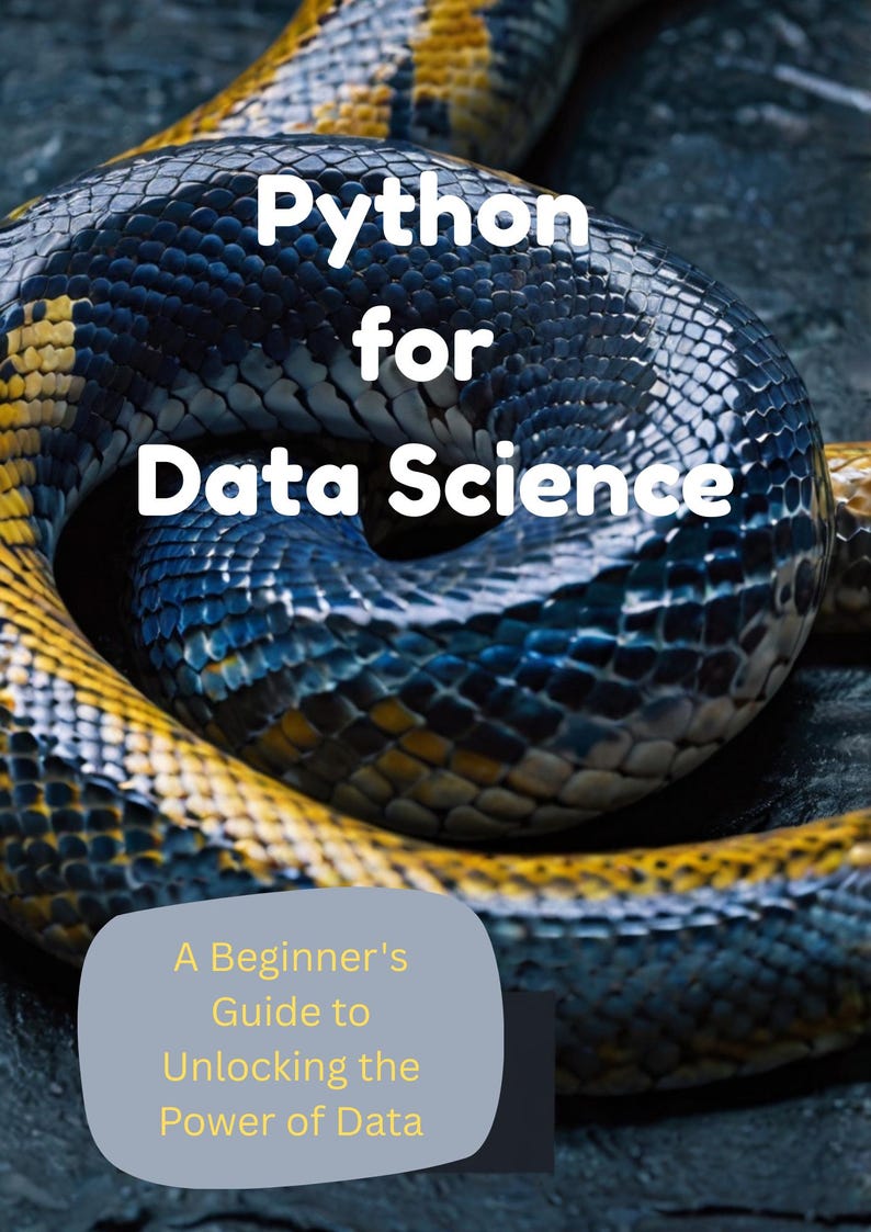 Python for Data Science: Beginner's Guide Ebook - Etsy