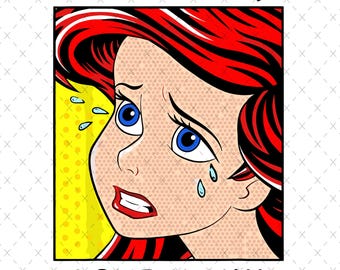 Ariel Little Mermaid SVG PNG: but Daddy I Love Him, Princess Frame ...