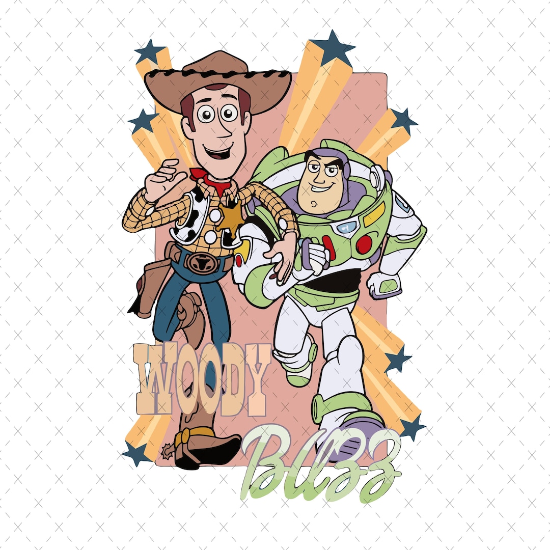 Toy Story Clipart: Buzz & Woody PNG, SVG (digital Download) - Etsy