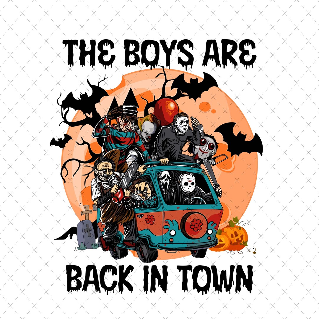 Horror Movie Characters PNG: the Boys Are Back in Town (digital ...