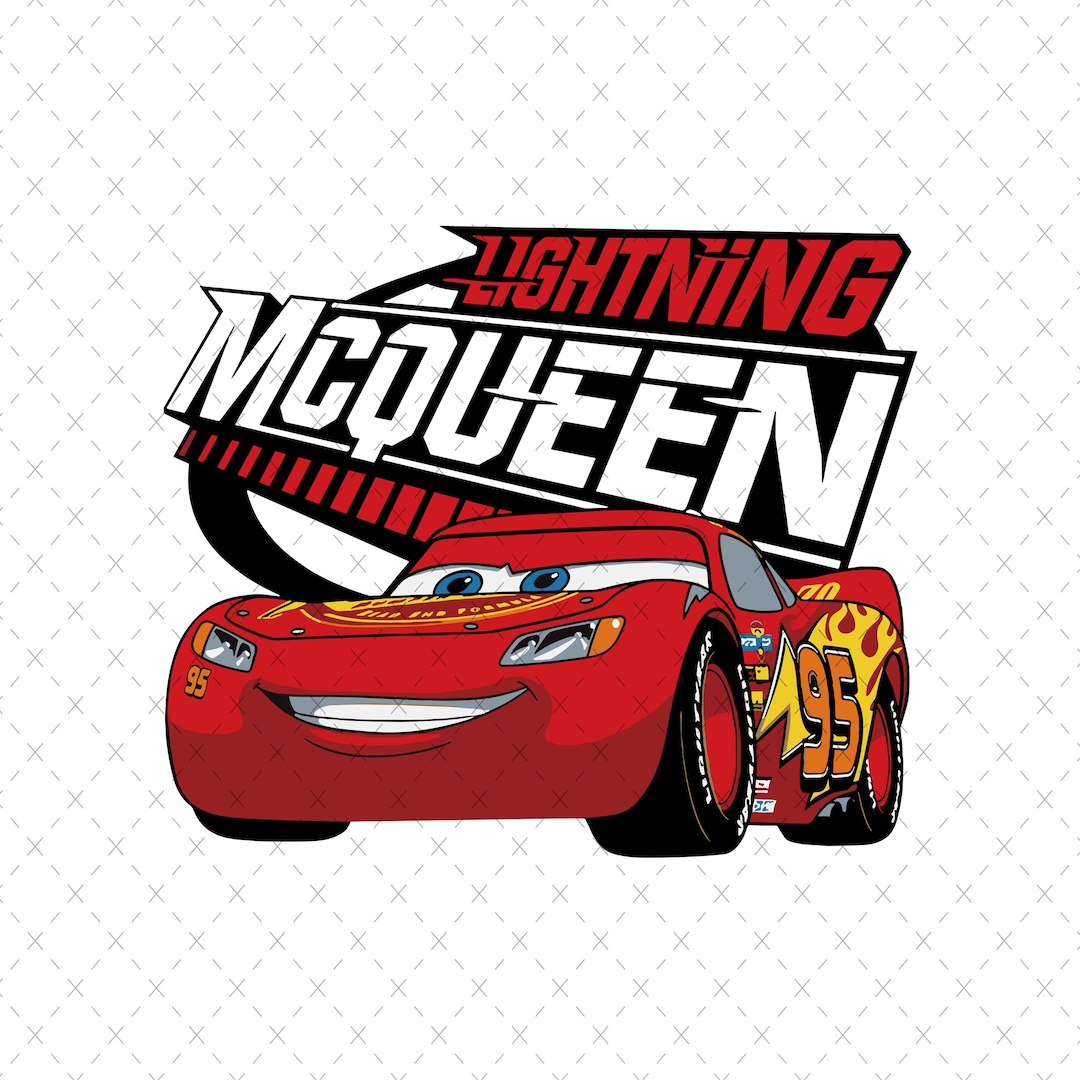 Lightning Mcqueen PNG: Cars Sublimation Design (digital File, Instant ...