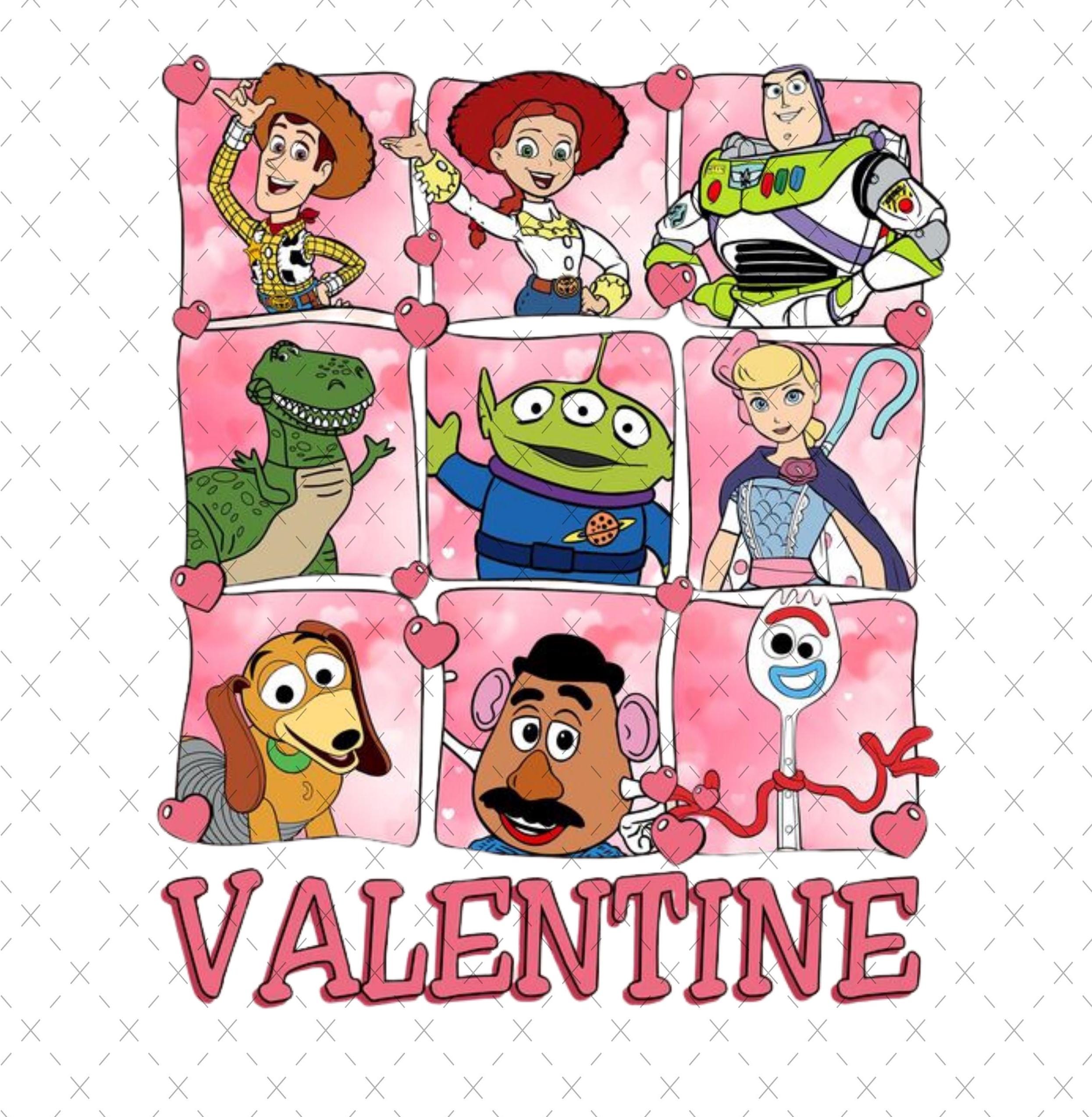 Toy Story Valentines Day SVG: Couple Design (digital Download) - Etsy