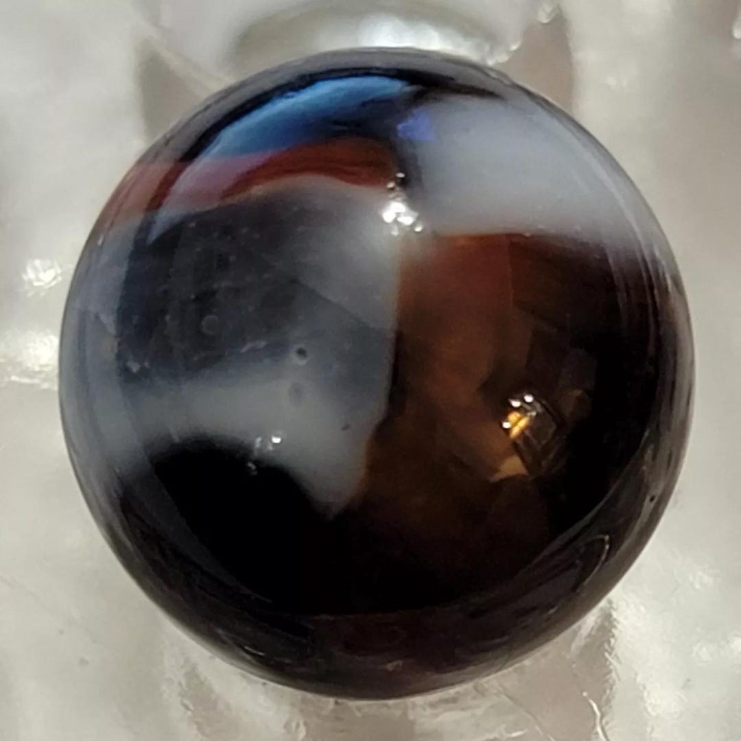 Vintage Peltier Glass Company Rainbo Marble .64 Inches - Etsy