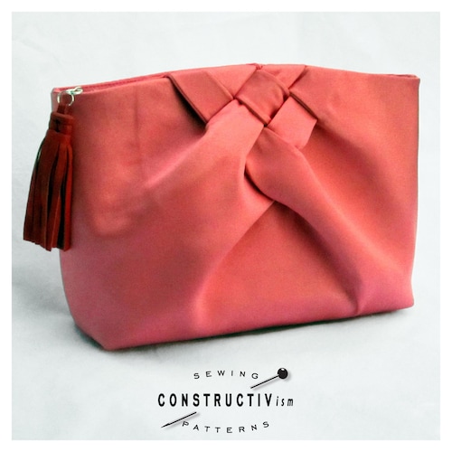 Clutch Purse PDF Sewing Pattern Download Twist Detail - Etsy