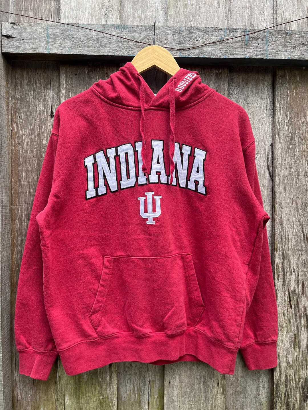 Vintage Indiana Hoosiers Hoodie: Embroidered Big Logo, Full Zipper - Etsy