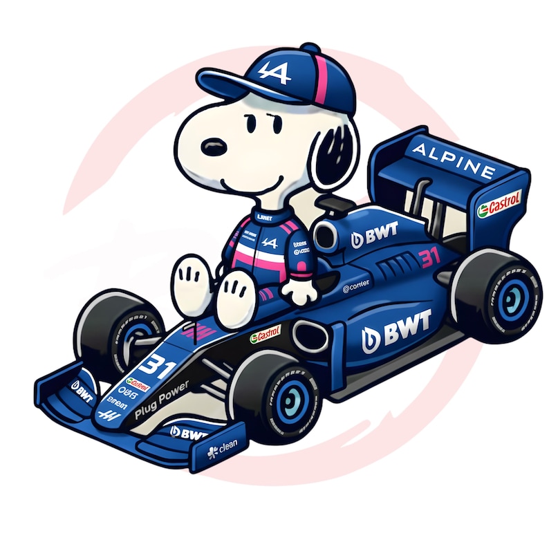 Snoopy F1 Racing 15 PNG Bundle, Snoopy Formula 1 Clipart, Cute Racing ...