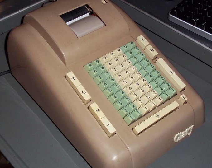 Vintage Remington Rand Clary Adding Machine With Plastic Cover - Etsy