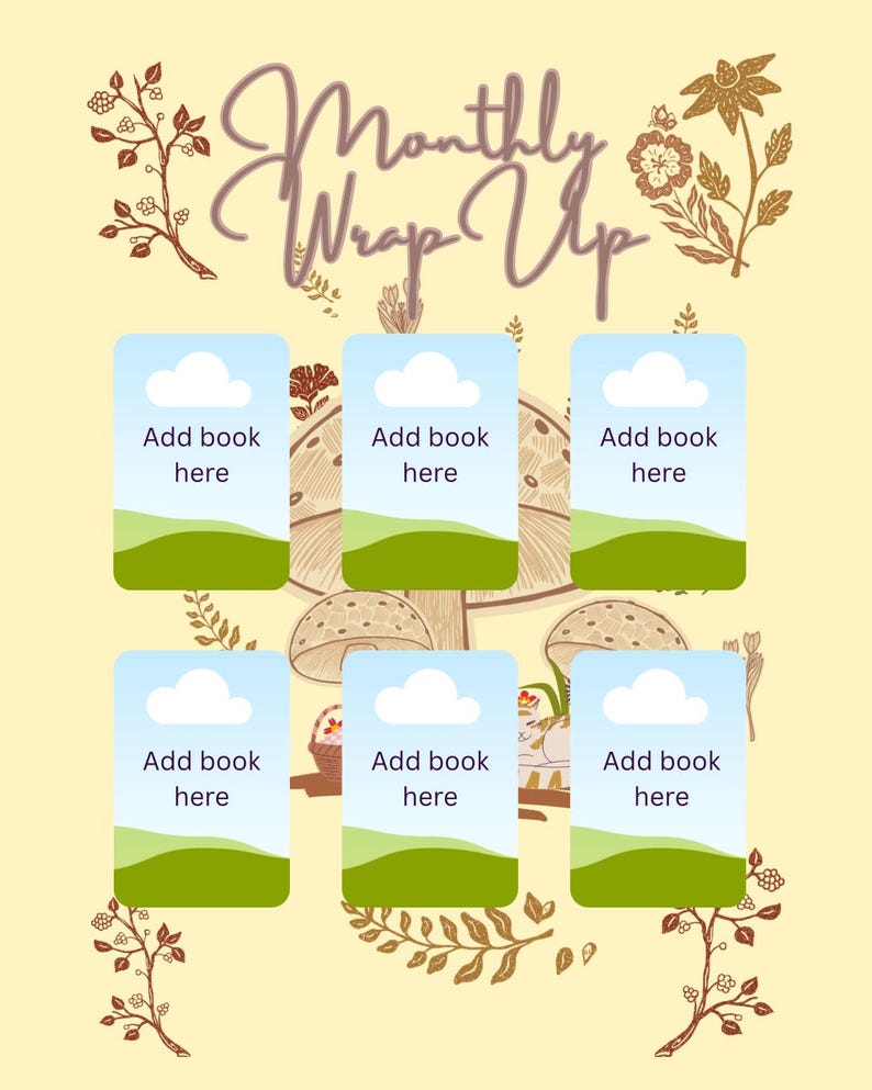 Editable Canva Reading Journal Template Bundle1 I Cozy Book Tracker I ...