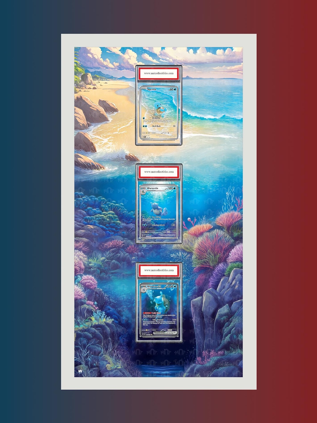 Magnetic Extended Framework | Squirtle, Wartortle, Blastoise | Evoline ...