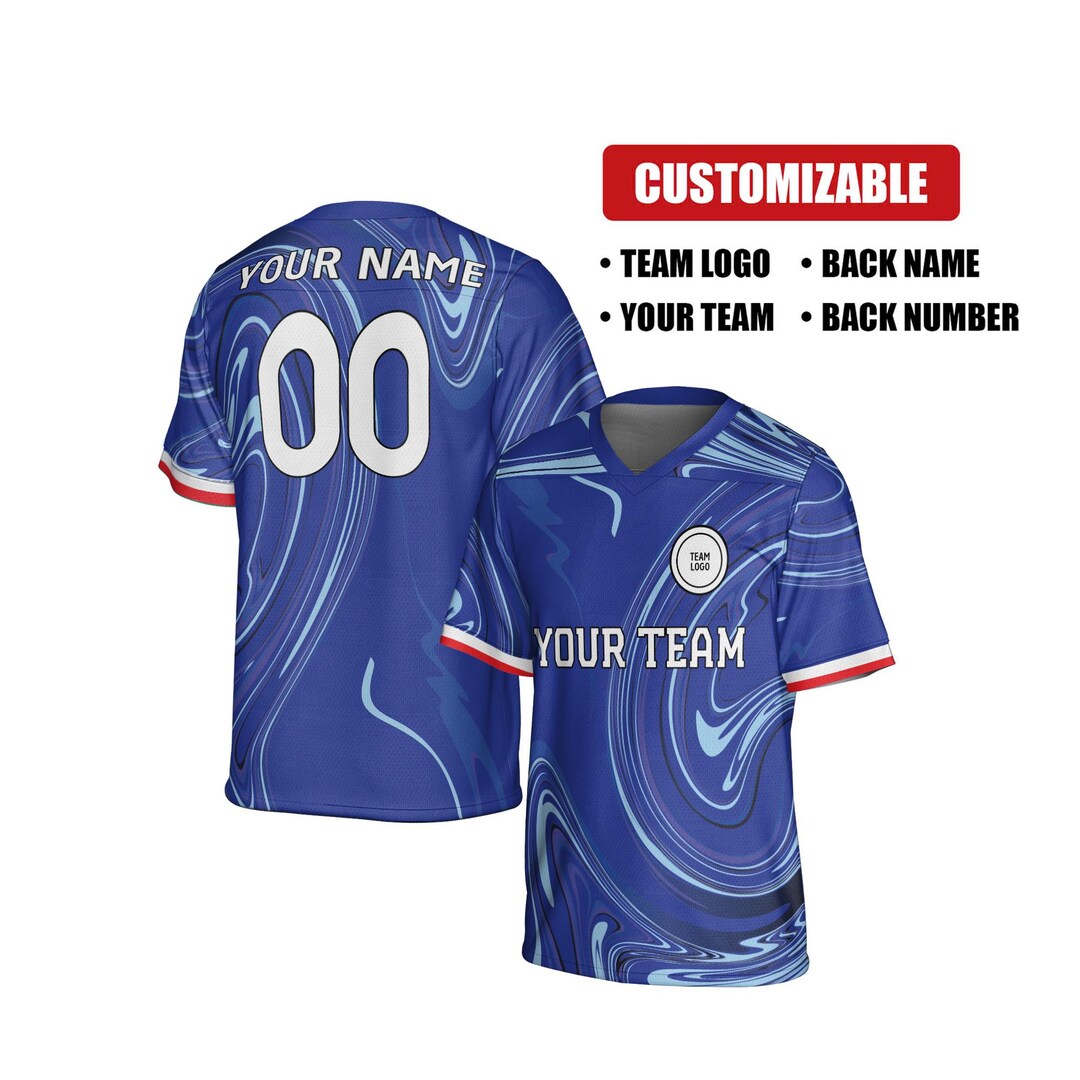 Personalized Chelsea Fan Jersey - Home Fan Edition 2024 - Sublimation ...